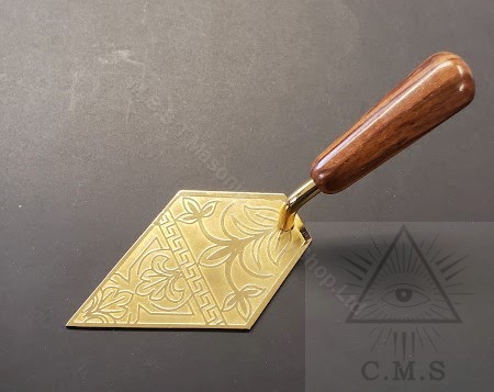 Trowel Gold Finish - Masonic Supply Shop Canada