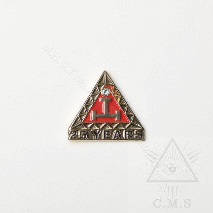 Royal Arch 25 Year Member Pin - Masonic Supply Shop Canada