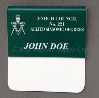 Masonic Name Tag Custom: Masonic Supply Shop (Freemason Store)