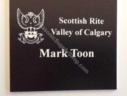 Masonic Name Tag Custom: Masonic Supply Shop (Freemason Store)