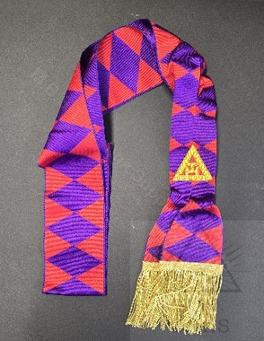 Royal Arch Companions Sash Purple Diamonds SASH-RA-C-P - Masonic Supply ...