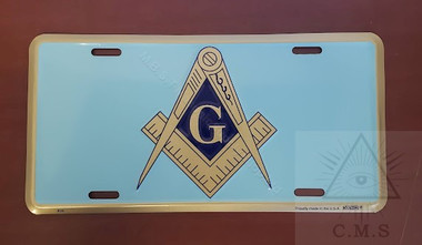Masonic License Plates Covers