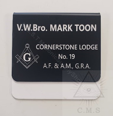Masonic Name Tag Custom: Masonic Supply Shop (Freemason Store)
