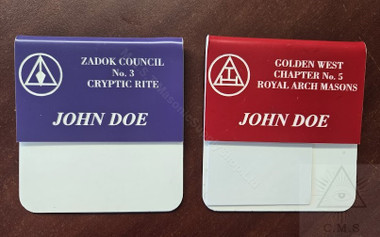 Masonic Name Tag Custom: Masonic Supply Shop (Freemason Store)