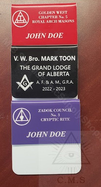 Masonic Name Tag Custom: Masonic Supply Shop (Freemason Store)
