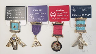 Masonic Name Tag Custom: Masonic Supply Shop (Freemason Store)