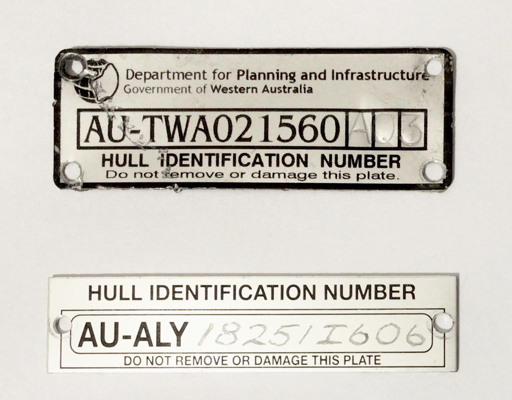 DOT HIN's vs Manufacturers HIN's - OnlyProps - nothing but props