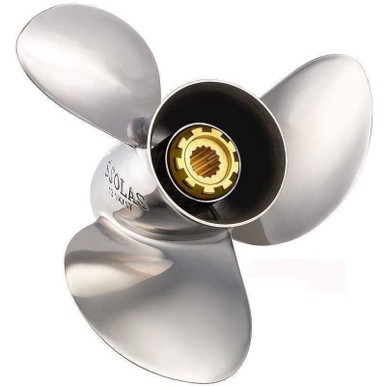 Solas New Saturn 3 Blade High Surface Area SS Propeller to fit Mercury ...