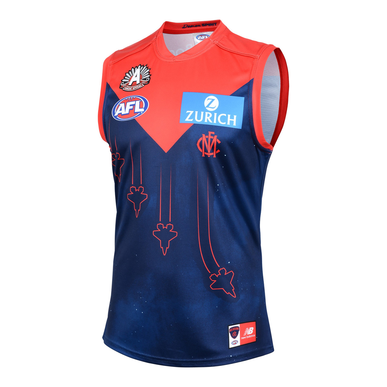Melbourne Demons 2025 ANZAC Day Eve Guernsey - Melbourne Football Club