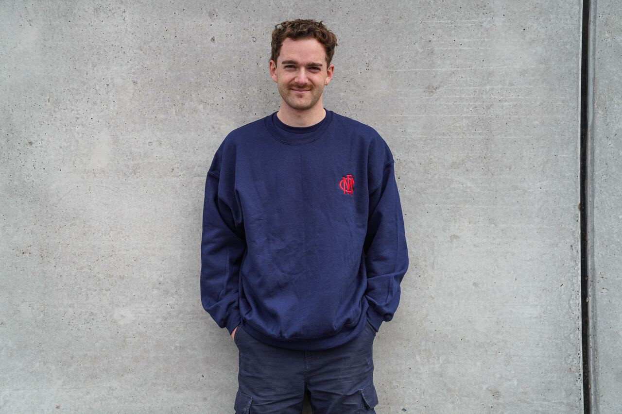 Melbourne Demons Monogram Logo Crew - Melbourne Football Club