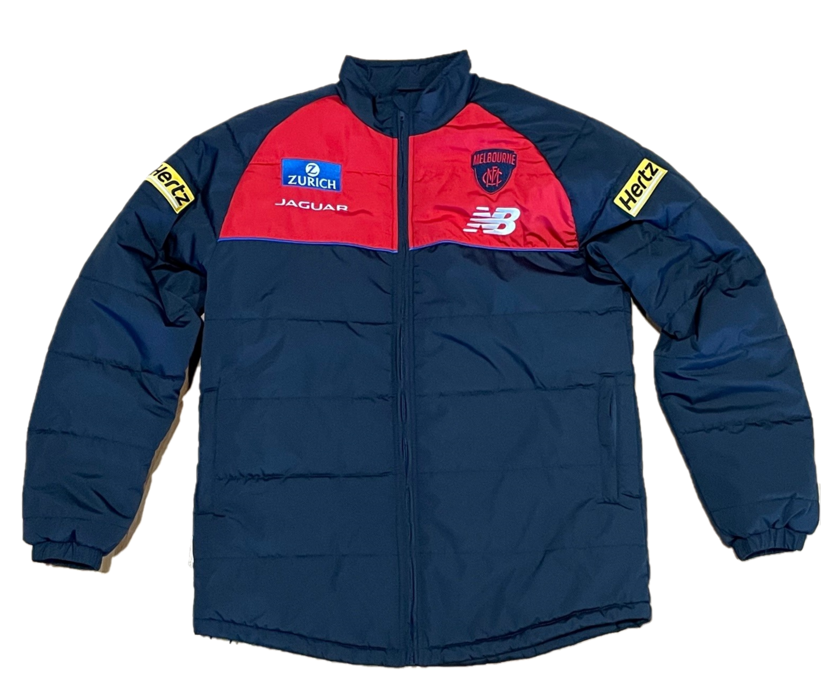 Melbourne Demons NB 2023 Adult Elite Puffer Jacket - Melbourne Football ...