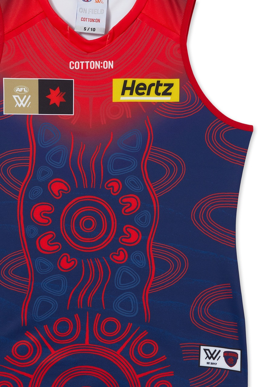 Melbourne Demons AFLW S8 Indigenous Guernsey - Melbourne Football Club