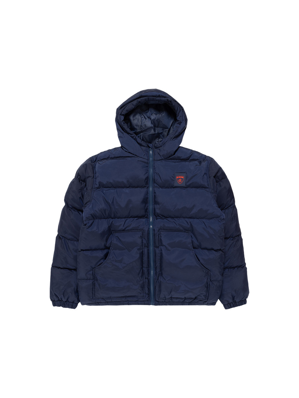 Melbourne Demons Womens Longline Puffer Jacket - Melbourne Football Club