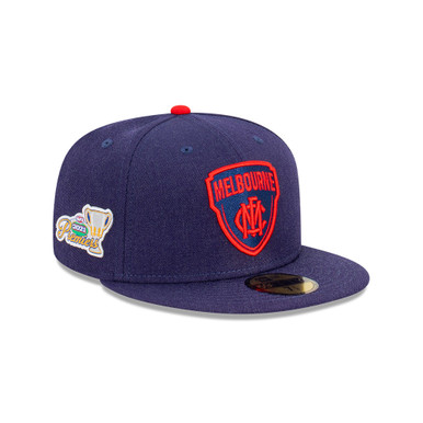 Melbourne Demons Premiers Fitted Logo Cap - Melbourne Football Club