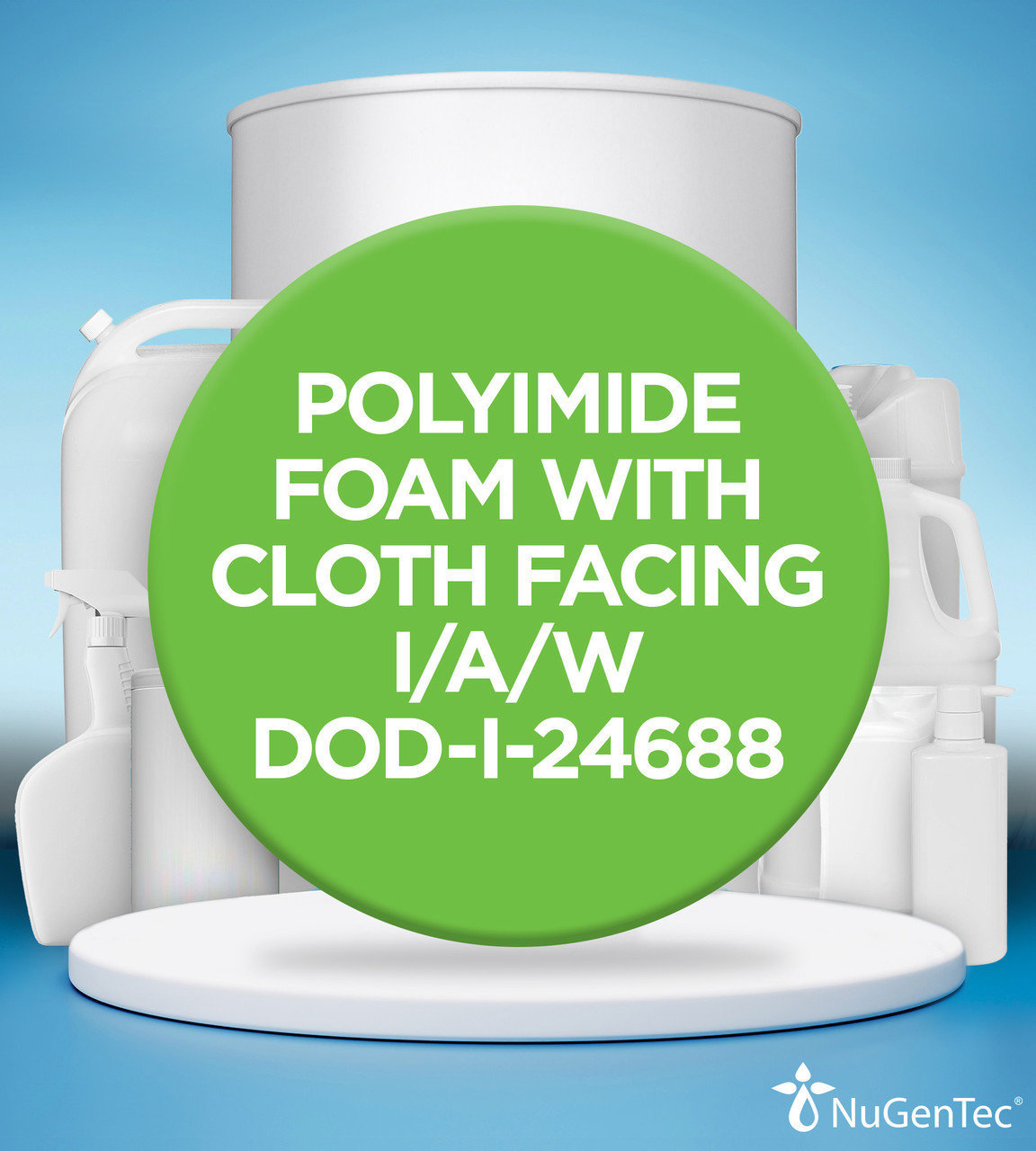 Polyimide Foam with Cloth Facing I/A/W DOD-I-24688 (Part #: 13834979 ...