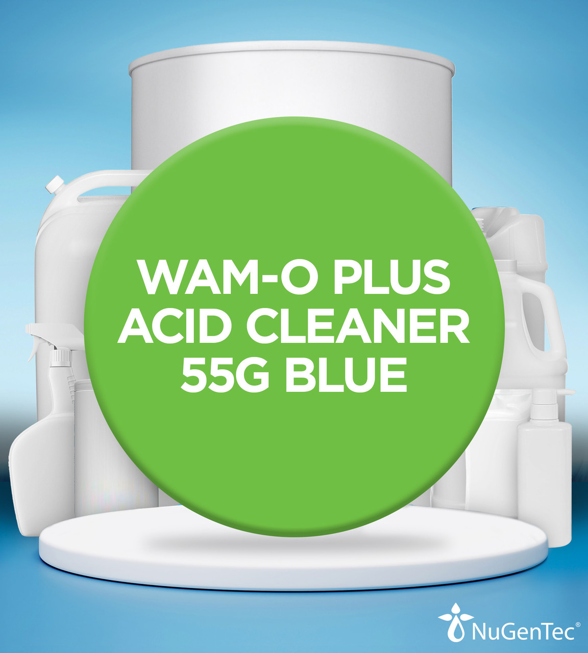 Wam-O Plus Acid Cleaner 55g Blue - NUGENTEC