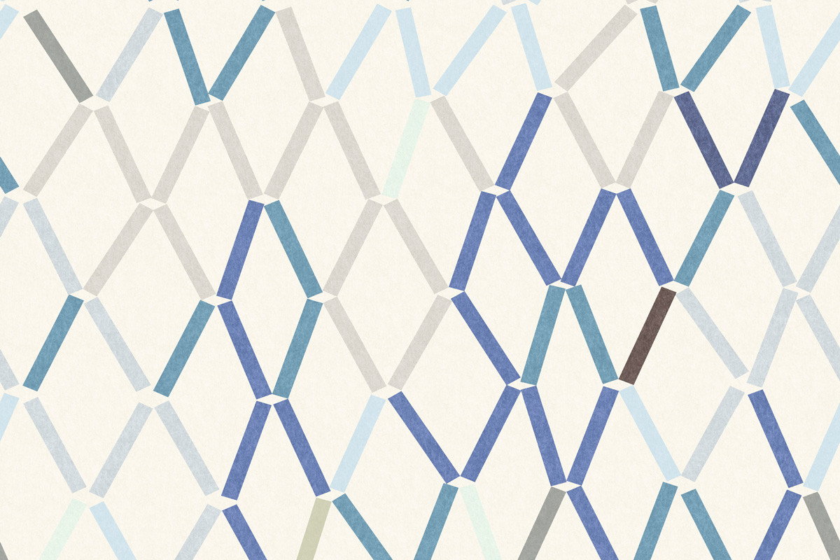 Porto Printed Wallpaper – Geometric Wall Design | Christopher Farr Cloth
