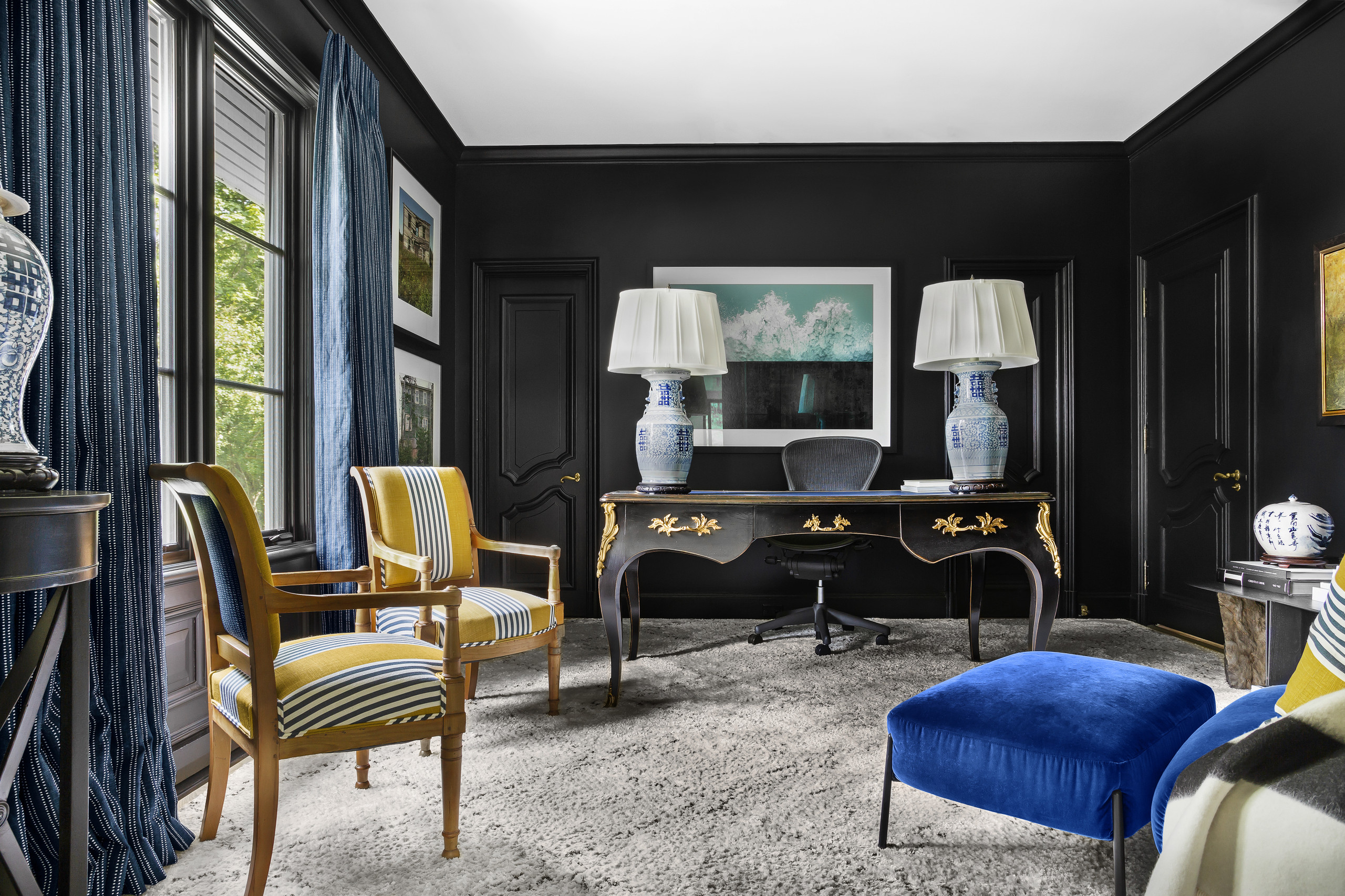 Christopher Farr Cloth | The Hudson Stripe Performance Printed Fabric
