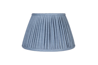 Soprano 14" Empire Pleated Lampshade Denim | Christopher Farr Cloth