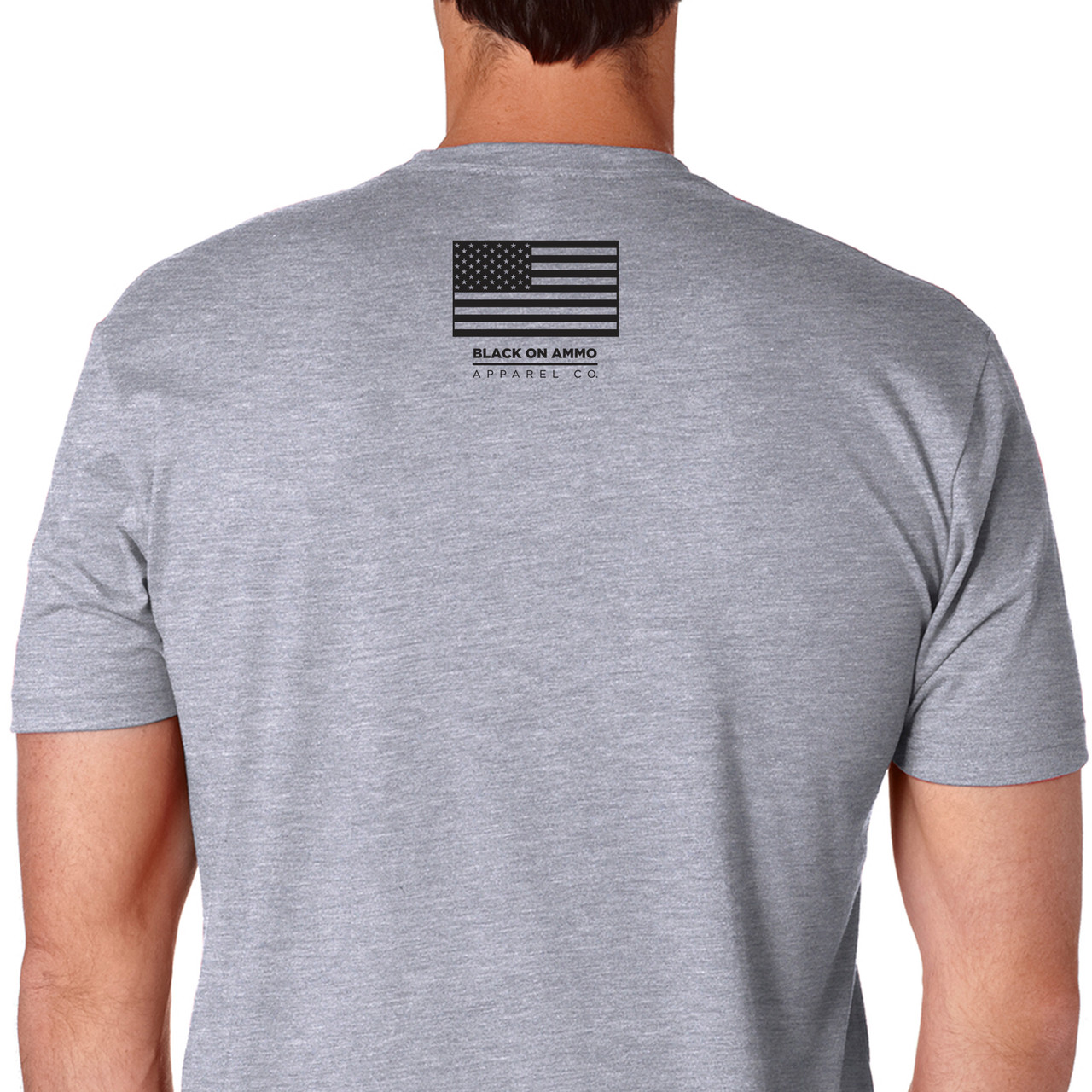 Red White & Blue | Shirt - Black On Ammo Apparel