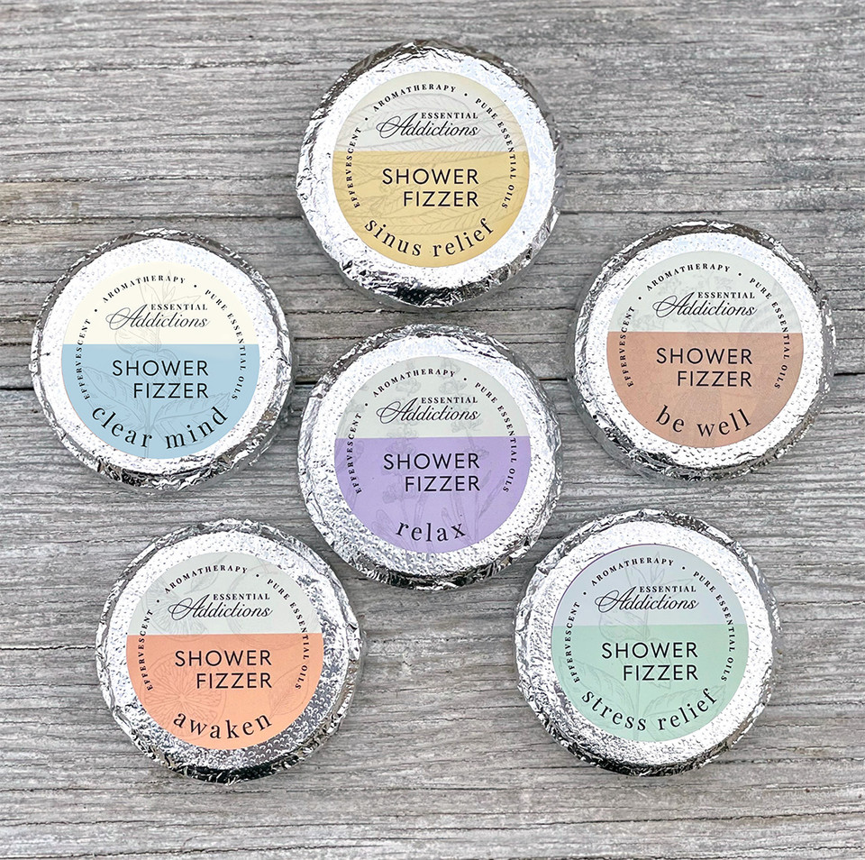 Stress Relief Shower Fizzer | Shower Bombs | Essential Addictions