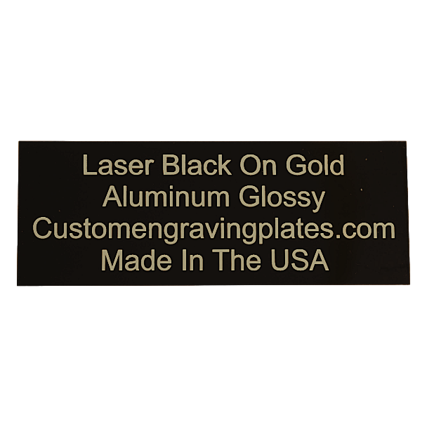 Laser Engravable Plates Black On Solid Aluminum | Engraving Blanks