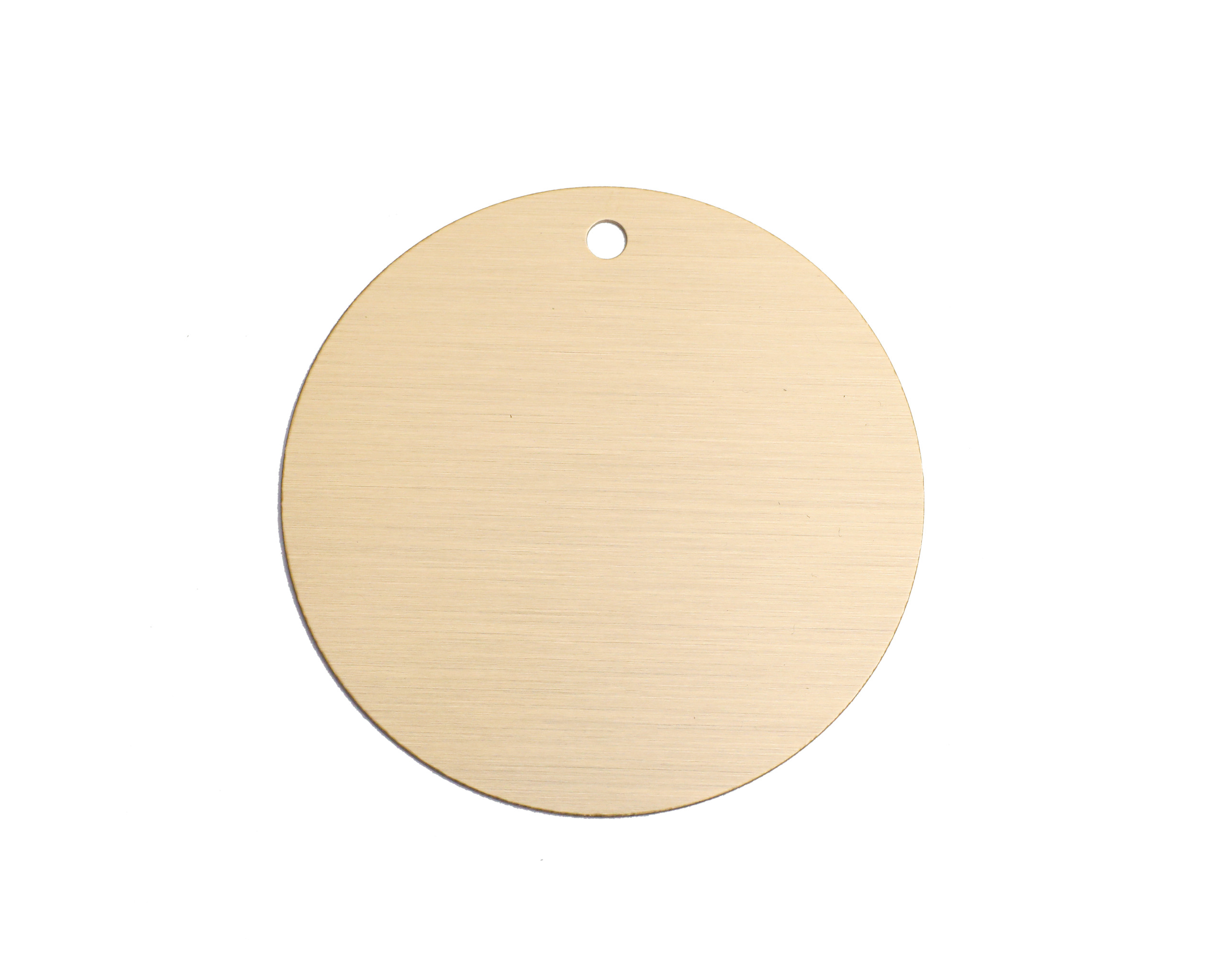 Blank Brass Engraving Disk | Round Stamping Discs | 2" Inch