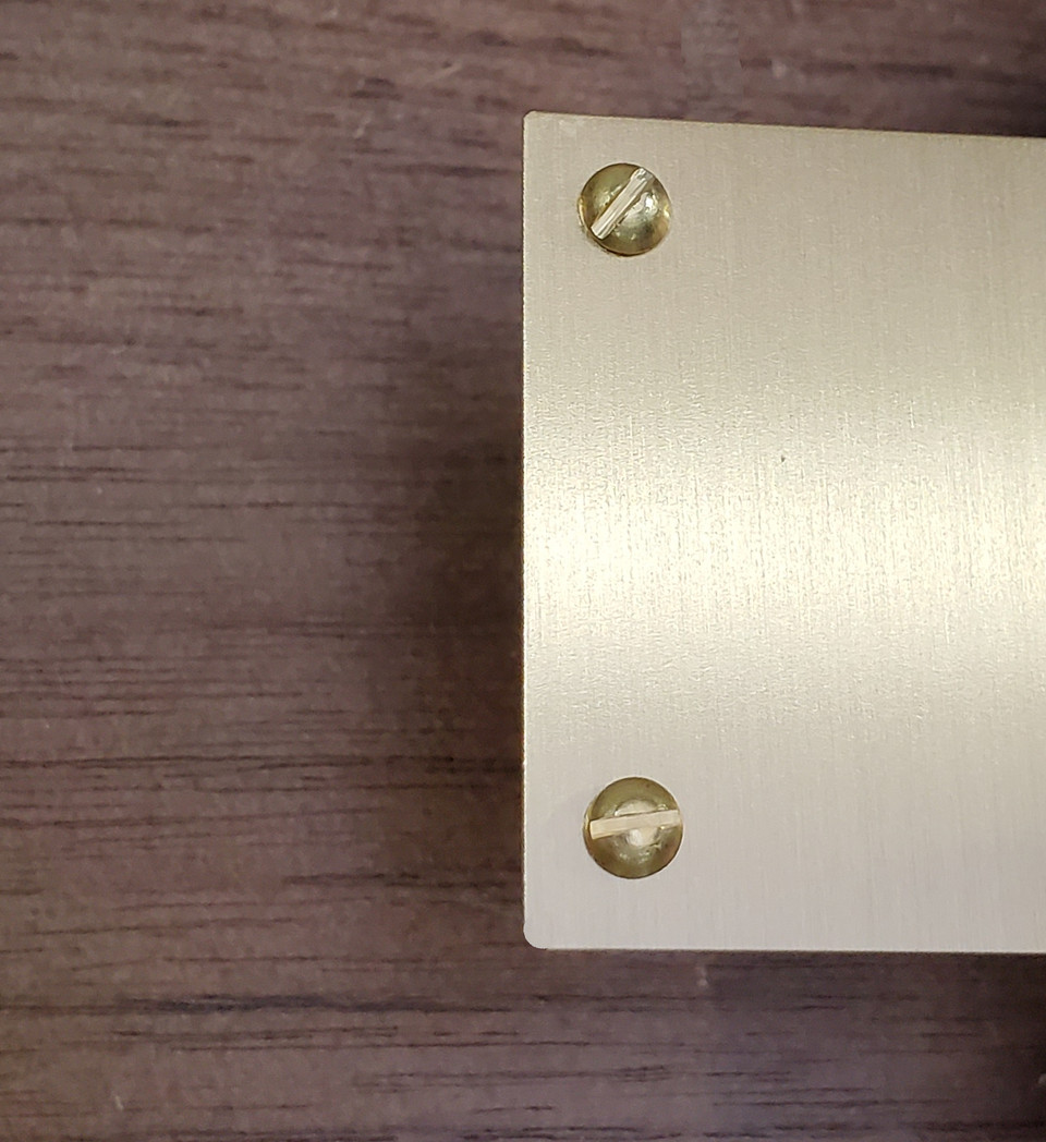 Wood Screws for Engraving Plates Gold Color - Plaque Fasteners ...