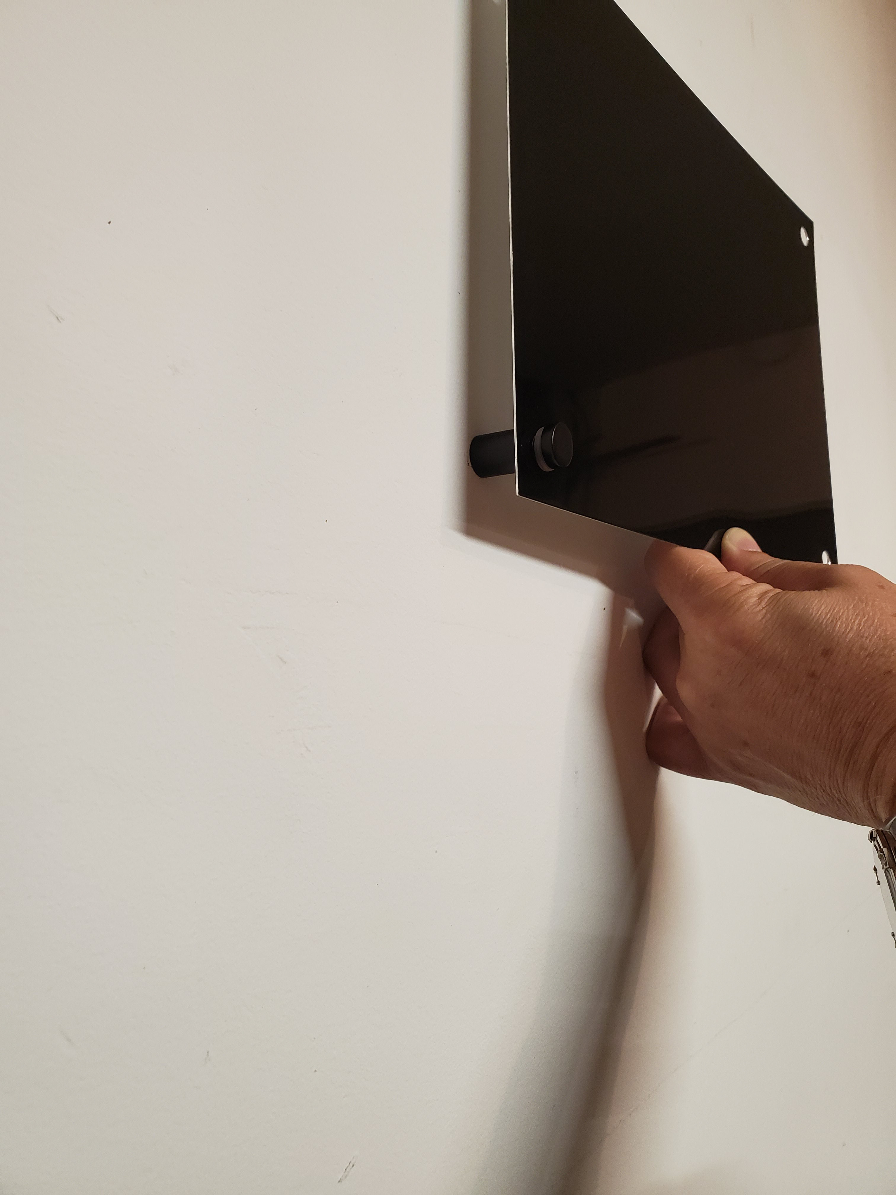 Mounting Engraving Plates With Standoff or Cap - Custom Engraving Plates