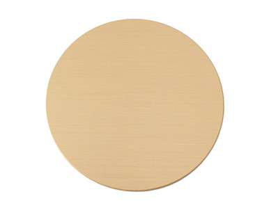 Blank Brass Engraving Disk | Round Stamping Discs | 2" Inch