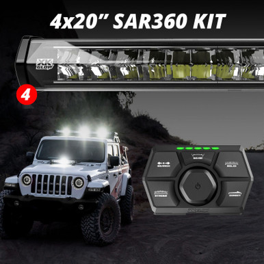 XK Glow SAR360 Light Bar Kit Emergency Search and Rescue Light System ...