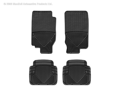 WeatherTech 02-10 Ford Explorer Front & Rear Rubber Mats - Black - W30 ...