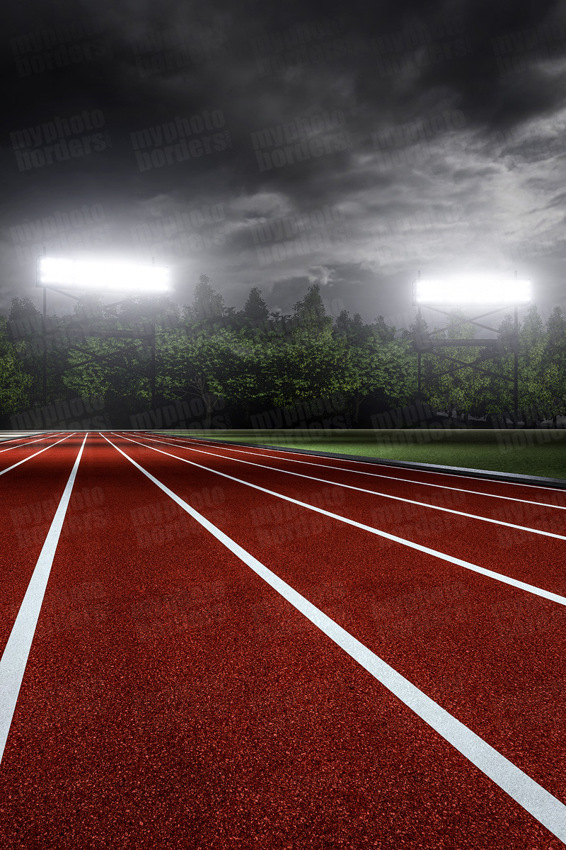 Digital Sports Background - Stormy Track II
