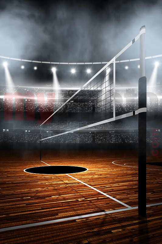Digital Sports Background - Volleyball Stadium