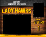 Memory Mate Photo Template - Hardwood Grunge