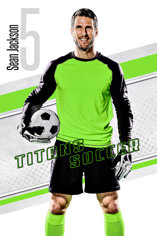 Player Banner Sports Photo Template - Titans