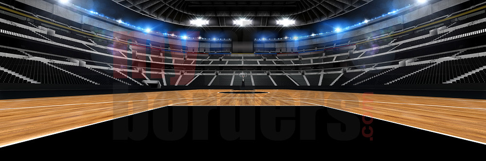 Digital Sports Background - Basketball Stadium II - Panoramic