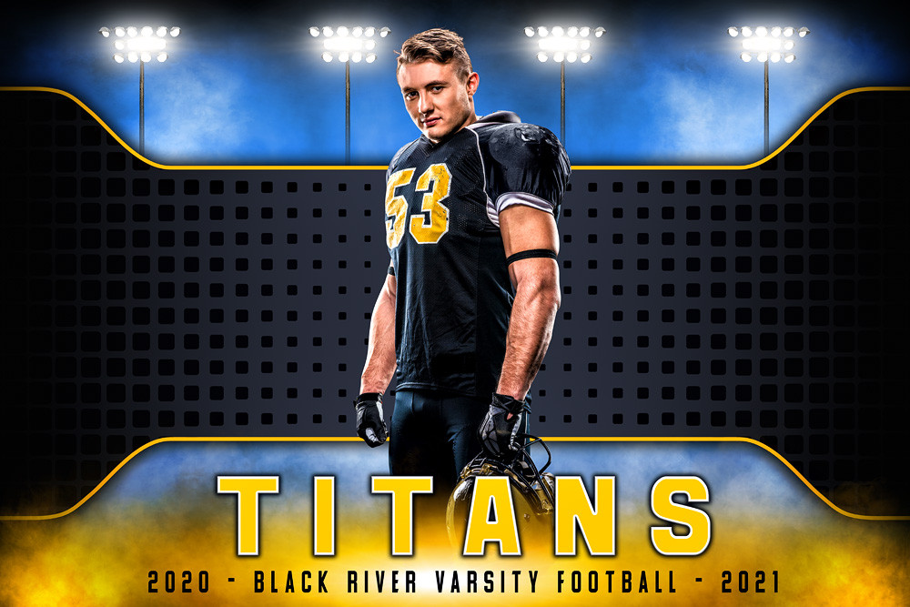 Multi-Sport Photo Template - Sportscenter - Photoshop Layered Sports ...