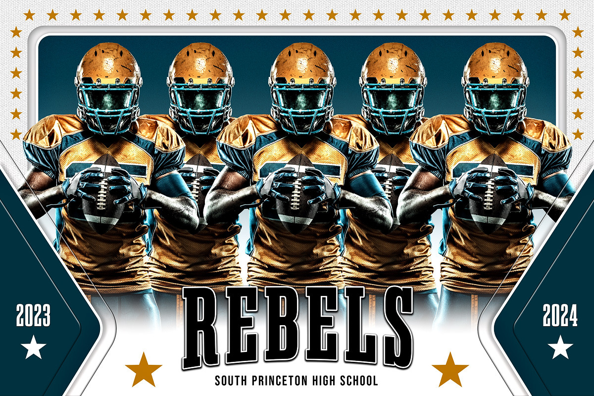 Player and Team Banner Templates for Youth Sports Photography. Multi ...
