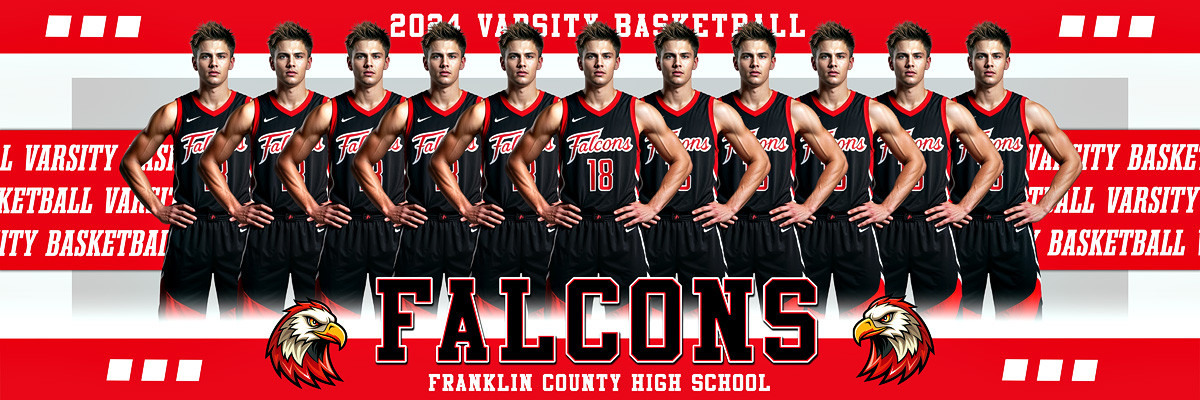 Panoramic Team Banner Photo Template - Lateral - Multi-Sport Photoshop ...