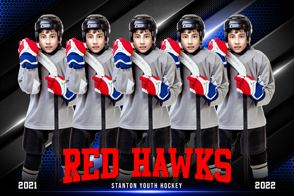 Player and Team Banner Templates for Youth Sports Photography. Multi ...