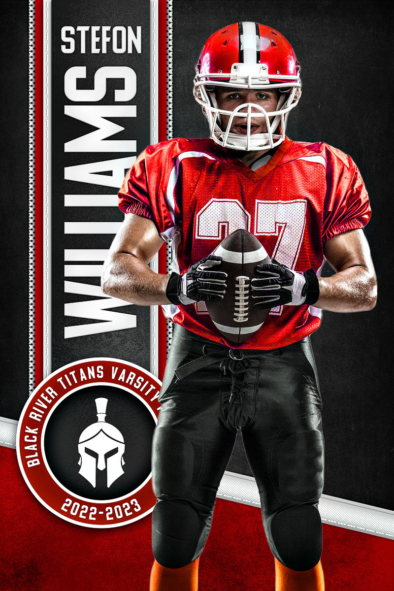 Player and Team Banner Templates for Youth Sports Photography. Multi ...