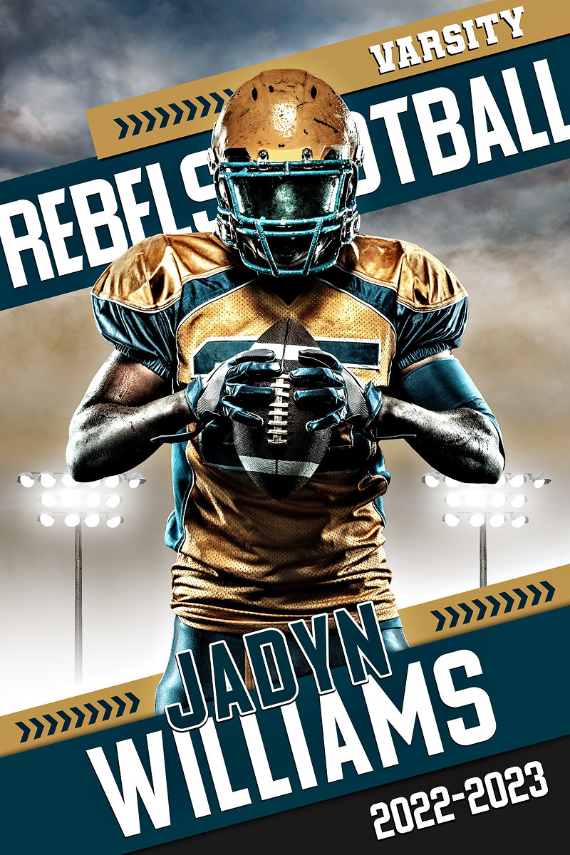 Player and Team Banner Templates for Youth Sports Photography. Multi ...