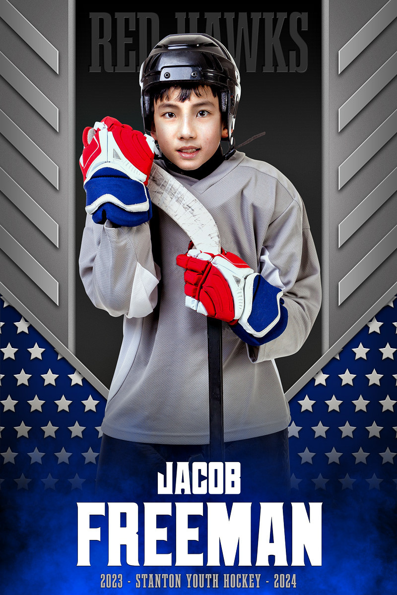 Player and Team Banner Templates for Youth Sports Photography. Multi ...