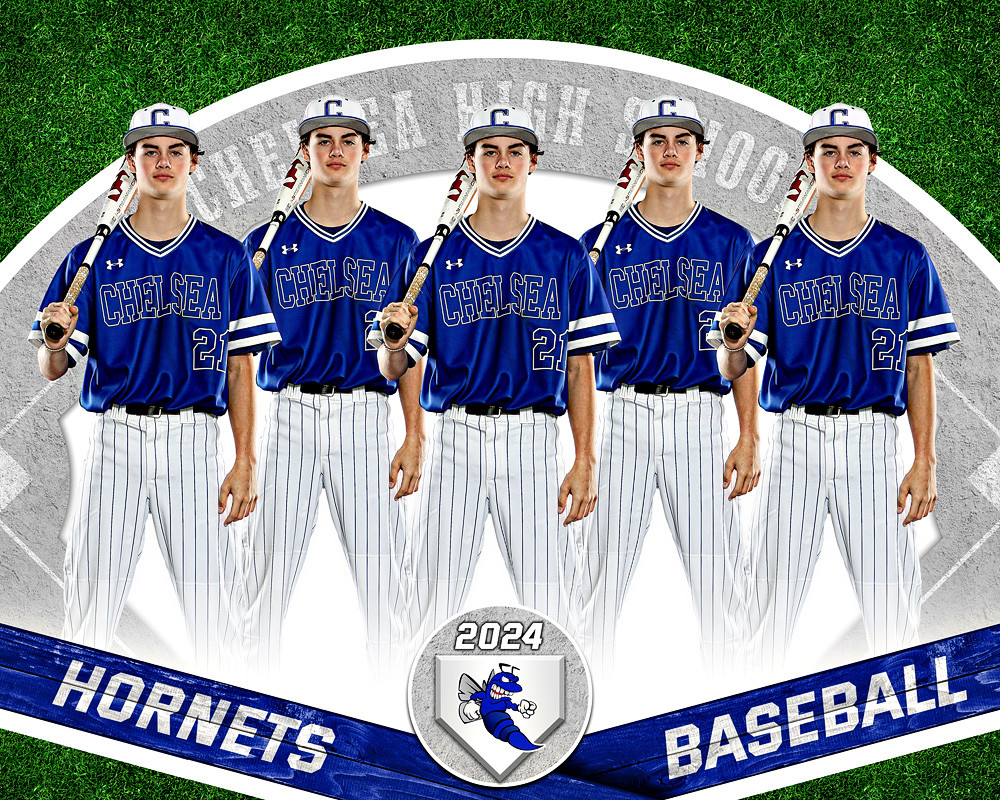 Sports Poster Photo Template For Baseball - Custom Photoshop Layered ...