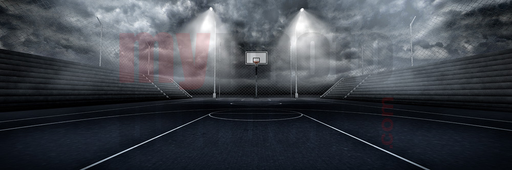 Digital Sports Background - Streetball - Panoramic