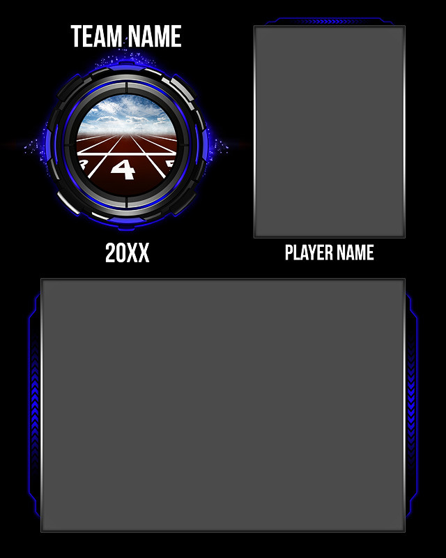 Track Memory Mate Photo Template - American Track