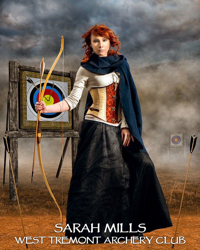 Sports Poster Photo Template - Archery Range - Layered Photoshop Sports ...