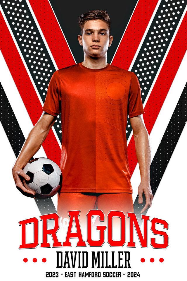 Player and Team Banner Templates for Youth Sports Photography. Multi ...