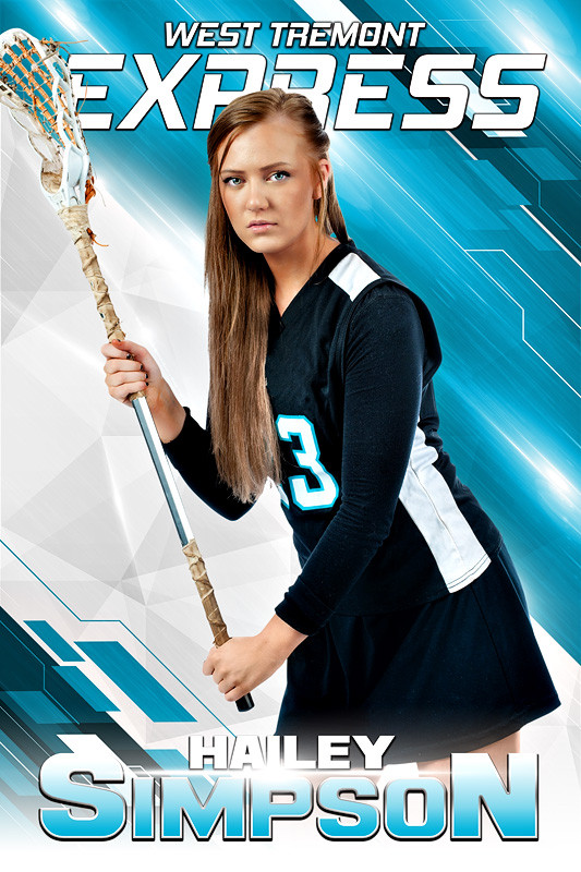 Player Banner Sports Photo Template - Express - Photoshop Layered ...